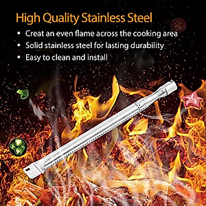 RJC32A RJC011P Burner Replacement Parts for RCS Premier Series Gas Grill Parts Summerset Sizzier Grill Parts Stainless Steel Burner 4 Pcs