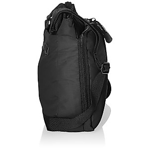 Derek Alexander Top Zip Front Flap, Black, One Size