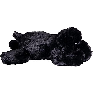 Snuggle Puppy Original Junior Dog Toys - Heartbeat Puppy for Dogs- Behavioral Aid Puppy Toys for Sleep Aid and Dog Anxiety Relief (Black)