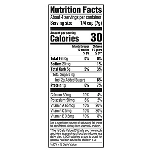 Gerber Snacks for Baby Yogurt Melts, Peach, Freeze-Dried Yogurt Snack Made with Real Yogurt & Fruit, Baby Snack for Crawlers, 1 Ounce Pouch (Pack of 2)