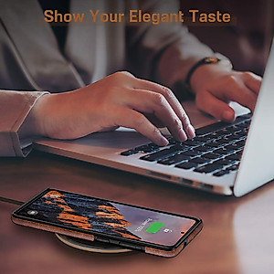 LOHASIC for Samsung Galaxy S20 Ultra Case, Premium Leather Luxury PU Non-Slip Grip Defender Bumper Shockproof Full Body Protective Cover Phone Cases for Galaxy S20 Ultra (2020) 6.9 inch - Brown