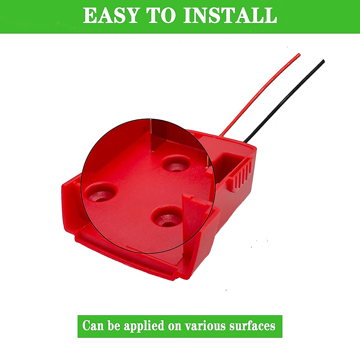 M18 Battery Adapter with 12 AWG Wire Kit M18 Power Wheels Adapter for ...