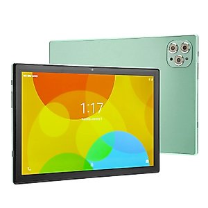 EBTOOLS 10.1in Tablet, 4G WiFi, 6GB RAM 128GB ROM, Octa Core, 8MP 24MP Cameras, GPS Function, Type C 5000mAh Rechargeable Green Calling Tablet, for Android 10.1