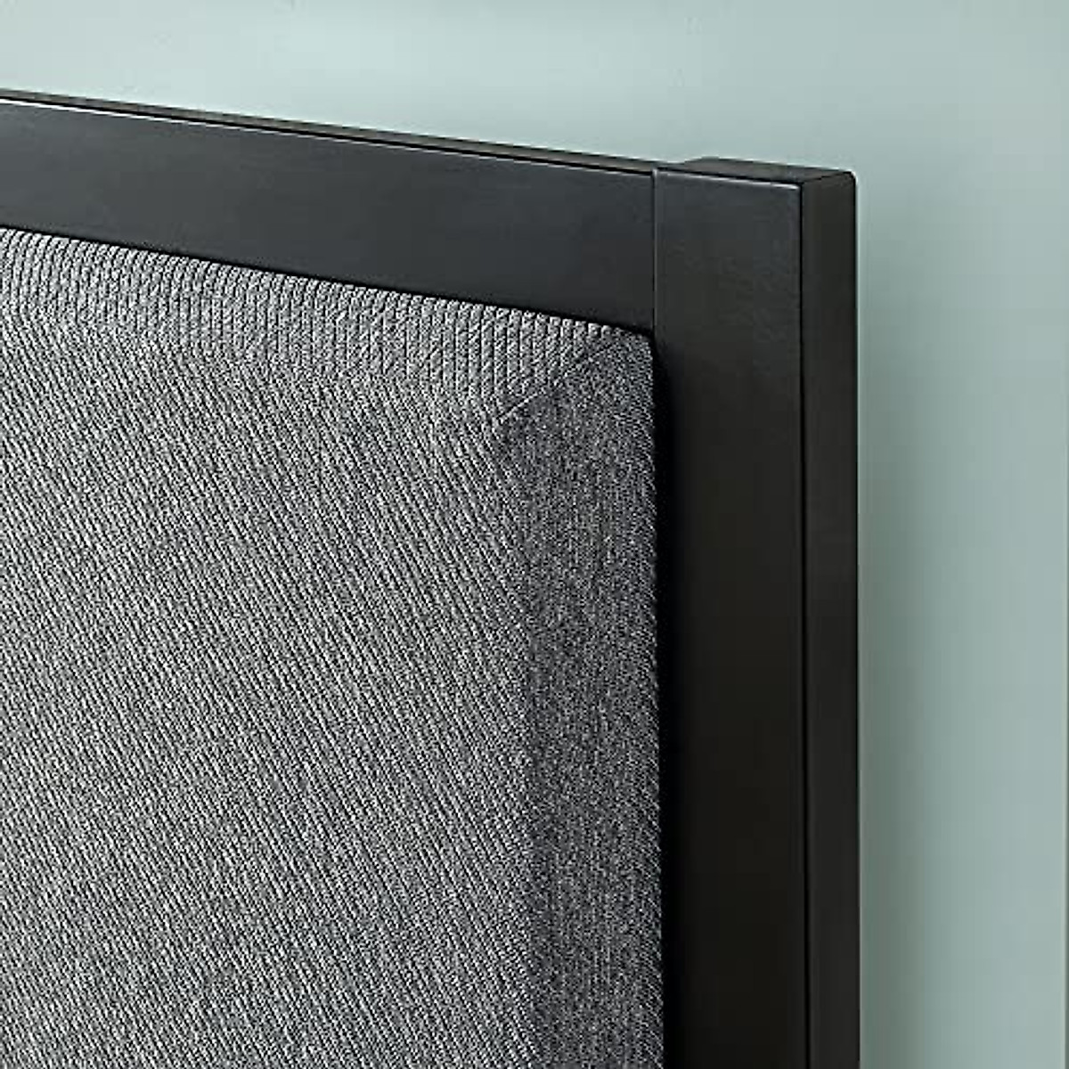 ZINUS Korey Metal Platform Bed Frame with Upholstered Headboard, Wood Slat Support, No Box Spring, Easy Assembly, Full