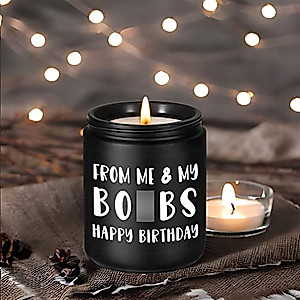 Fairy's Gift Funny Birthday Scented Candles - Naughty Boyfriend Birthday Gift - Fun Bday Gifts, Happy Birthday Husband, Partner, Hubby, BF Birthday Gift - Humorous Husband Birthday Gifts from Wife