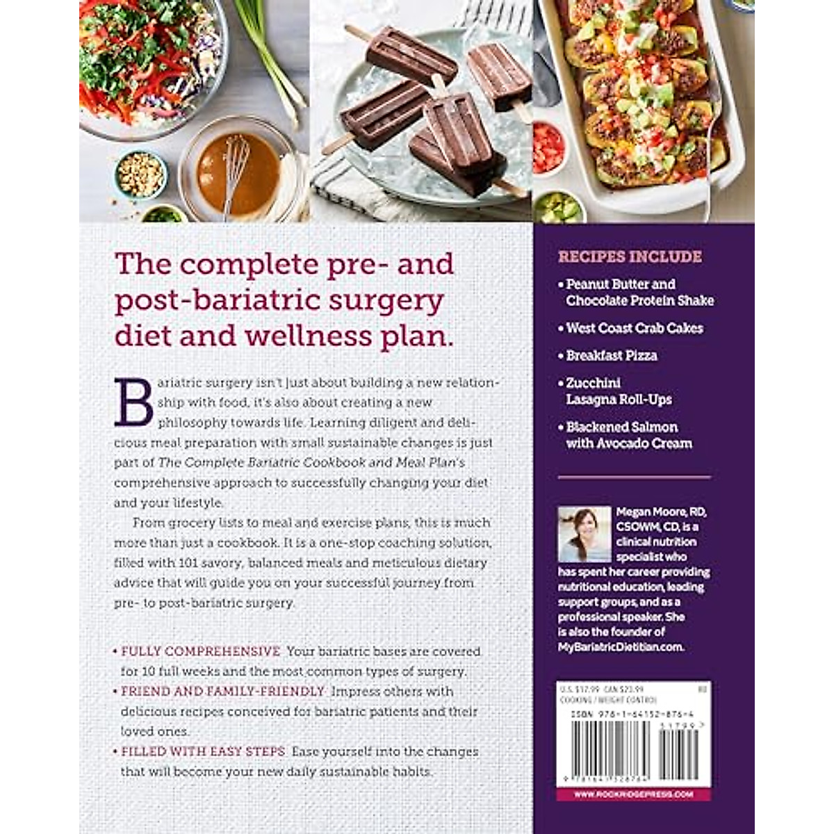 The Complete Bariatric Cookbook and Meal Plan: Recipes and Guidance for Life Before and After Surgery