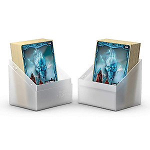 Ultimate Guard Boulder 80+, Deck Case for 80 Double-Sleeved TCG Cards, Frosted, Secure & Durable Storage for Trading Card Games, Soft-Touch Finish