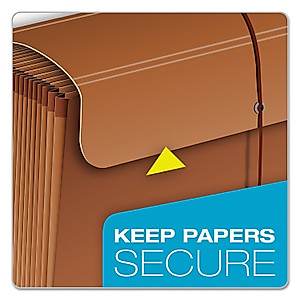 Pendaflex Heavy Duty Expanding File with Extra-Thick Cover, Tyvek Reinforced Edges, 21 Pockets, A–Z Tabs, Elastic Cord Closure, Letter Size (R117ALHD)