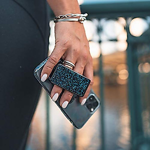 HANDL New York HANDLstick Black and Blue Crystal Grip and Stand for Smartphone