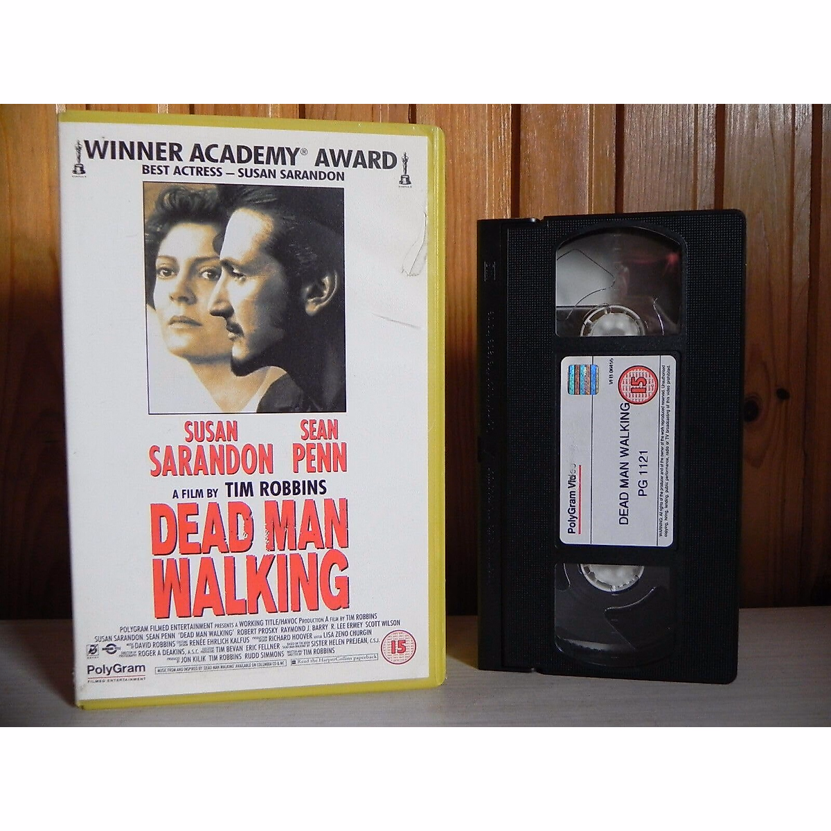 Dead Man Walking (1995); [Tim Robbins] Crime Drama - Large Box - Sean Penn - VHS