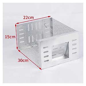 Rat Trap,Mouse Trap,trampas para ratas y ratonesm,Stainless Steel Mousetrap Automatic Continuous Cycle Mouse Trap Household Rat Catching Artifact Mousetrap (J)