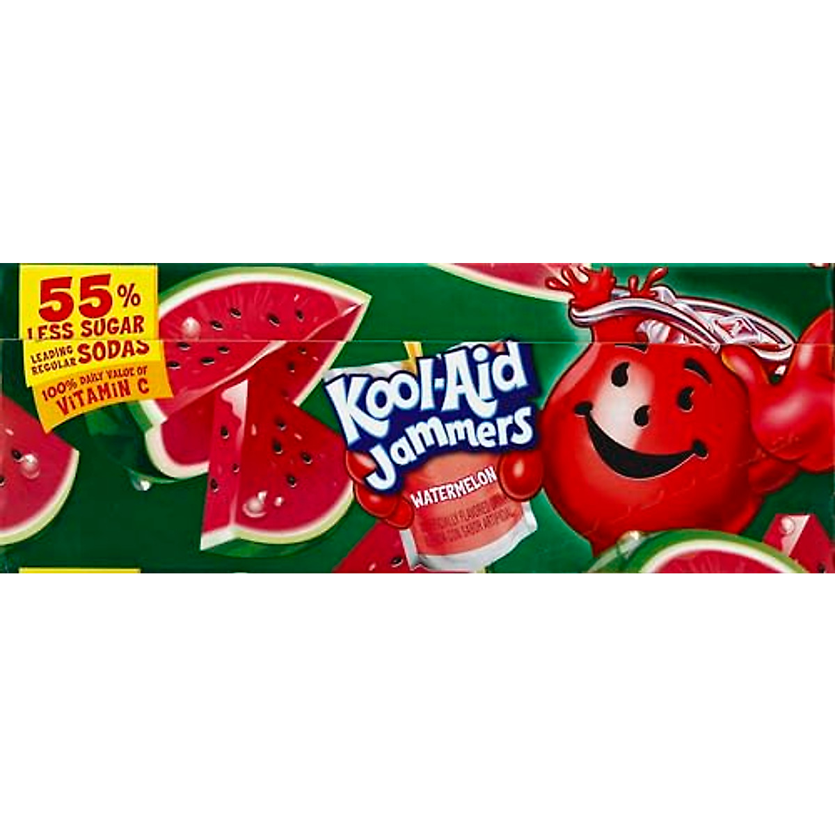 Kool-Aid Jammers Watermelon Flavored Juice Drink Pouch, 60 Fl Oz