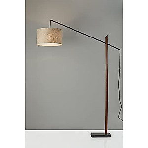 Adesso Ethan Arc Home Office Lamp, Black