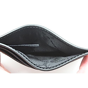 Michael Kors Men's Cooper Tall Card Case Wallet Hemp/Brown