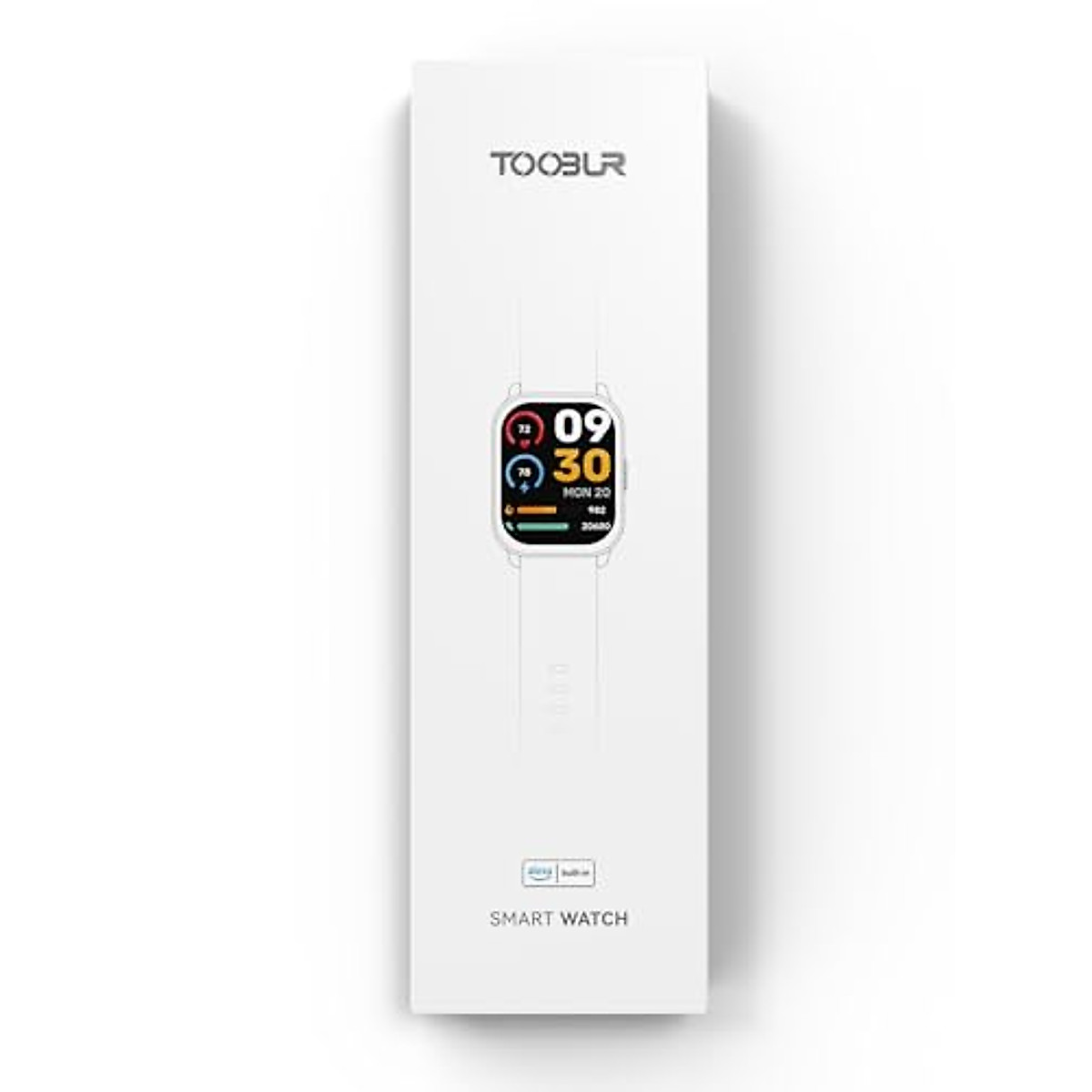 TOOBUR Smart Watch for Men Women, Answer/Make Calls, Alexa Built-in, Fitness Tracker, Heart Rate/Sleep Tracker/100 Sports/IP68 Waterproof, Smartwatch Compatible Android iOS