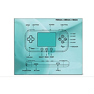 Handheld Game Console, Mini Game Player Compatible with 15,000 Games and 2.4-Inch IPS LCD Screen, Portable Video Game Console