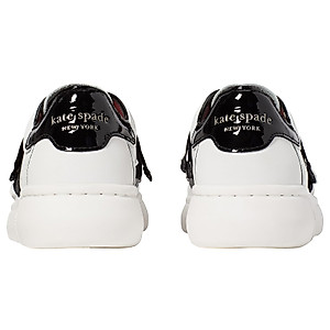 kate spade new york Women's Lexi Sneakers, Optic White/Black, 8