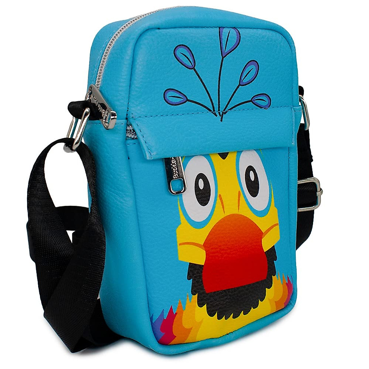 Buckle Down Disney Bag, Cross Body, Pixar, Up, Kevin Face, Blue, Vegan Leather, Up