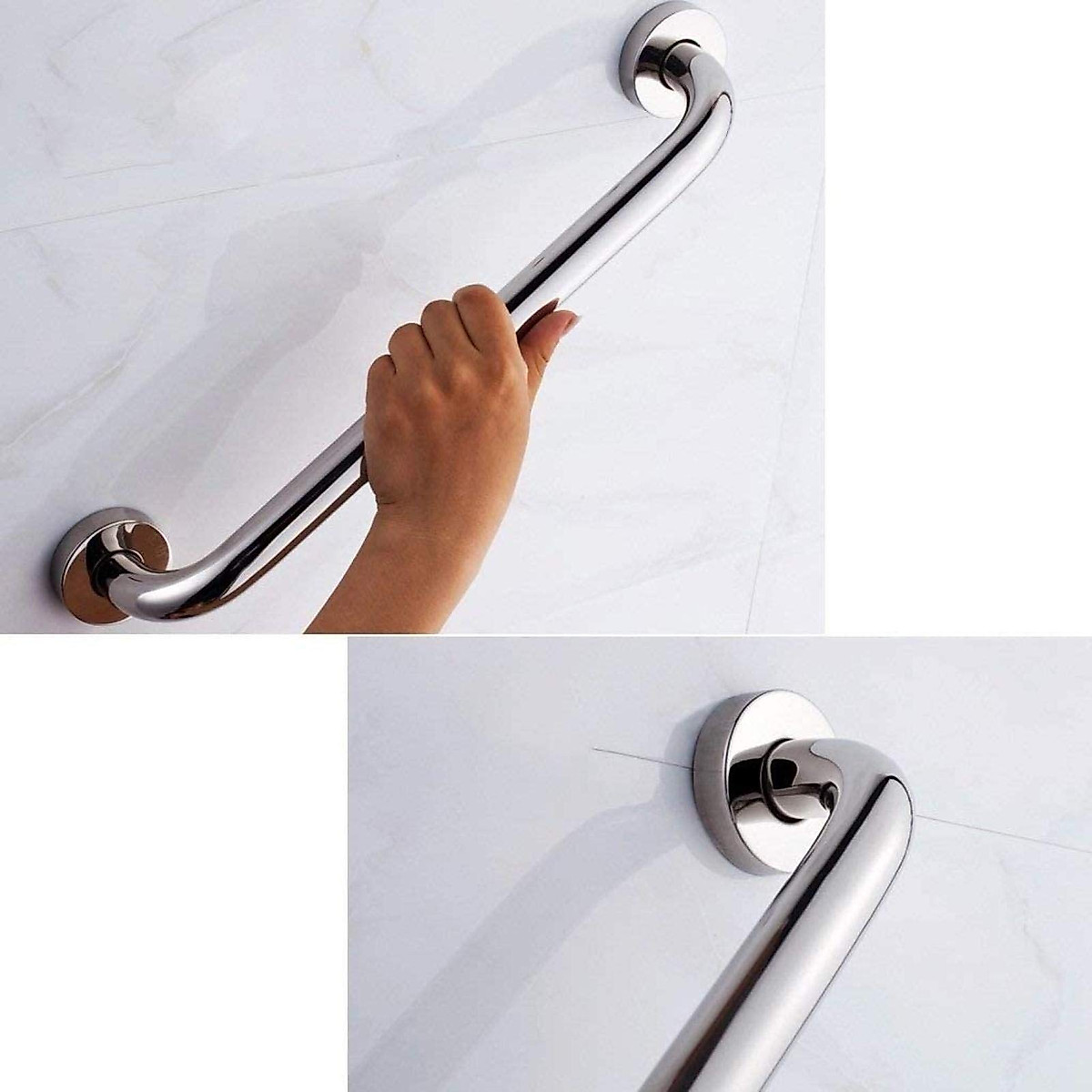 HongLianRiven Bath Handle Towel Rail Shower Grab Bar, Elderly Disabled Pregnant Women, Safety Non-Slip Accessible Bathroom Handrails, Bathtub, Toilet, Kitchen