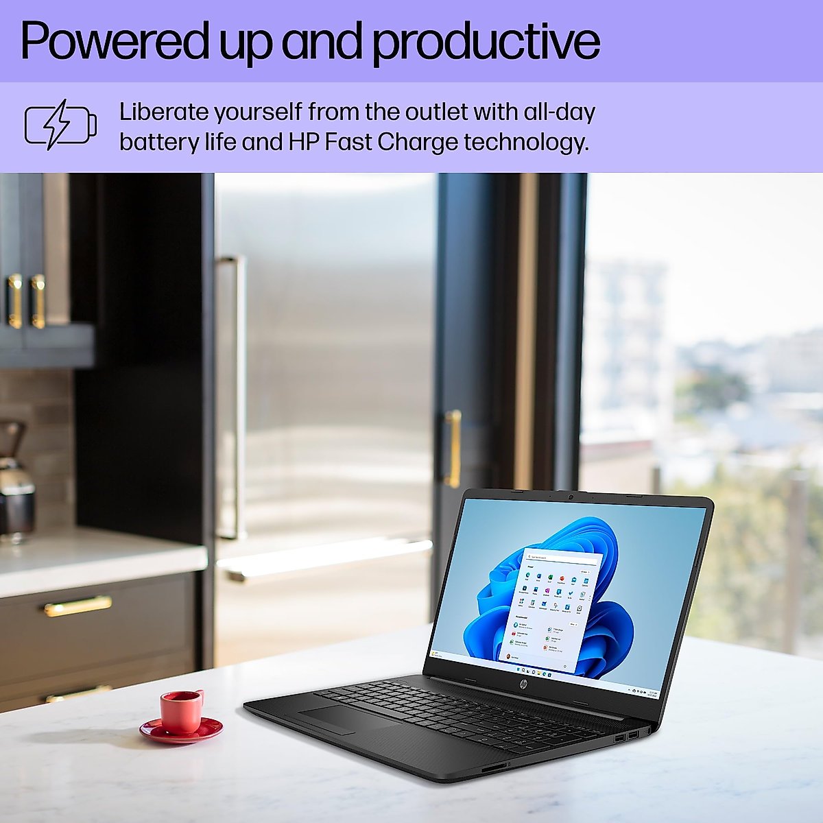 2023 Newest HP 15.6" Micro-Edge HD Laptop, Intel Pentium Silver N5030 Processor (4-core), 8GB RAM, 256GB SSD, Intel UHD Graphics, Wi-Fi, Bluetooth, Numeric Keypad, HD Camera, Windows 11 Home in S mode