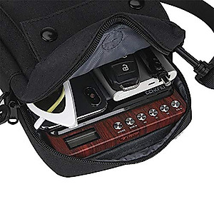 Portable CD Player Bag,CCHKFEI Waterproof DVD Drive Bag Walkman Handbag Multipurpose CD Player Case Mini Shoulder Bag Large Capacity CD Player Bag Fits Most CD Players
