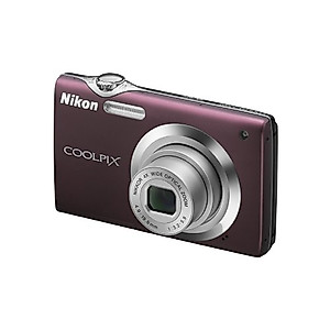 Nikon Coolpix S3000 12.0 MP Digital Camera with 4x Optical Electronic Vibration Reduction (VR) Zoom and 2.7-Inch LCD (Plum)