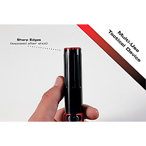 PAVASHOT Pavashot-Stickshot | Self Defense Device Easily Reloadable Non-Lethal Launcher 50-Foot Range Multi-Safety Function All-Weather 6-feet Diameter Plume Designed & Assembled in The USA, Black