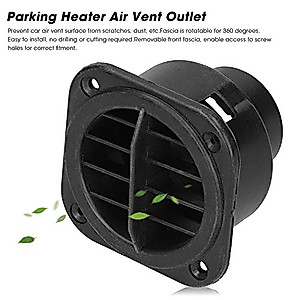 Air Vent Outlet, Air Vent Outlet Car Parking Heater Air Conditioner Steering Head Square Auto Parts 221050892100(42Mm) Heater Outlet 42Mm