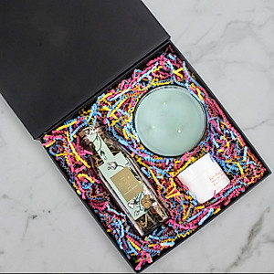 MagicWater Supply Crinkle Cut Paper Shred Filler (4 oz) for Gift Wrapping & Basket Filling - Fiesta