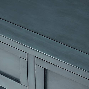 Knocbel Vintage Entryway Console Table with 2 Storage Drawers and Lower Shelf, Entry Hallway Foyer Sofa Table, Easy Assembly