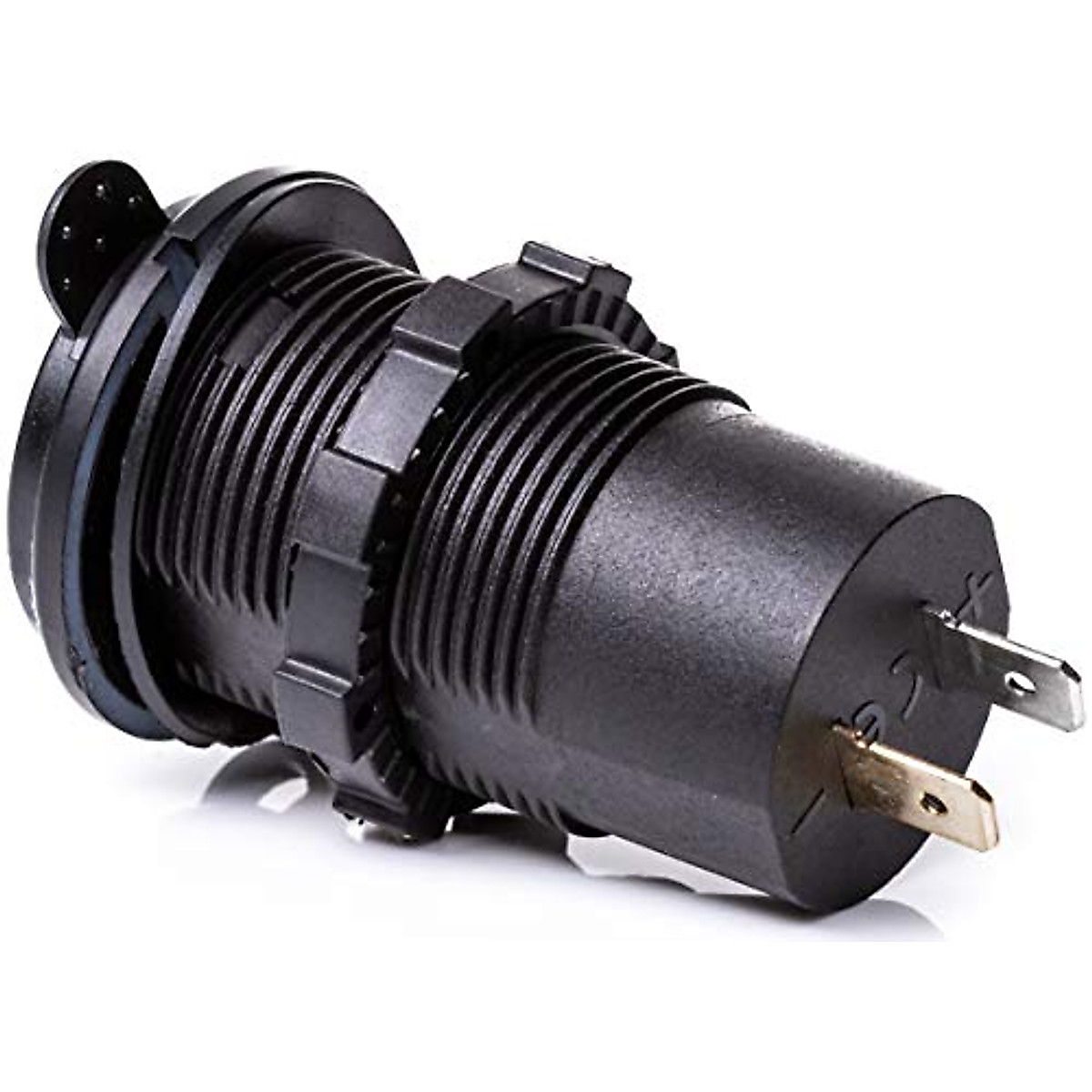 36W Socket Dual USB Type C PD 3.0 (36W) + USB A QC4.0 (18W) Fast Charger for Car, Boat, Marine & RVs