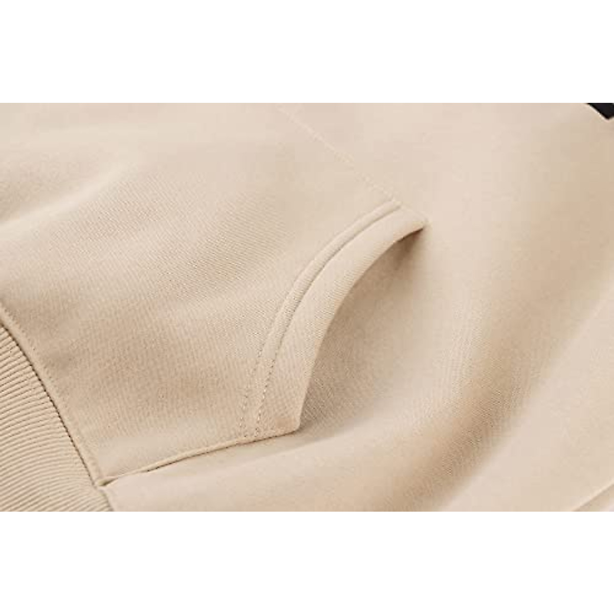 Meladyan Women Solid Basic Loose Hoodie Top Fleece Long Sleeve Pullover Oversized Hooded Sweatshirts with Kangaroo Pocket