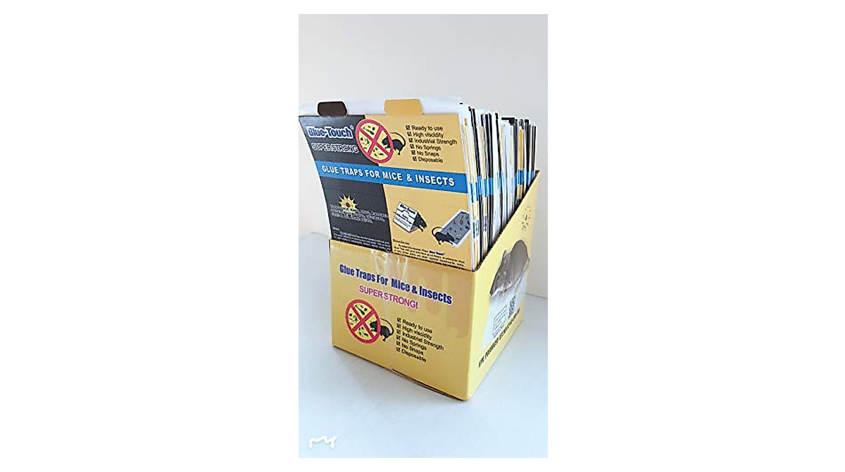 Blue-Touch Mouse Glue Traps - Effective Pest Control