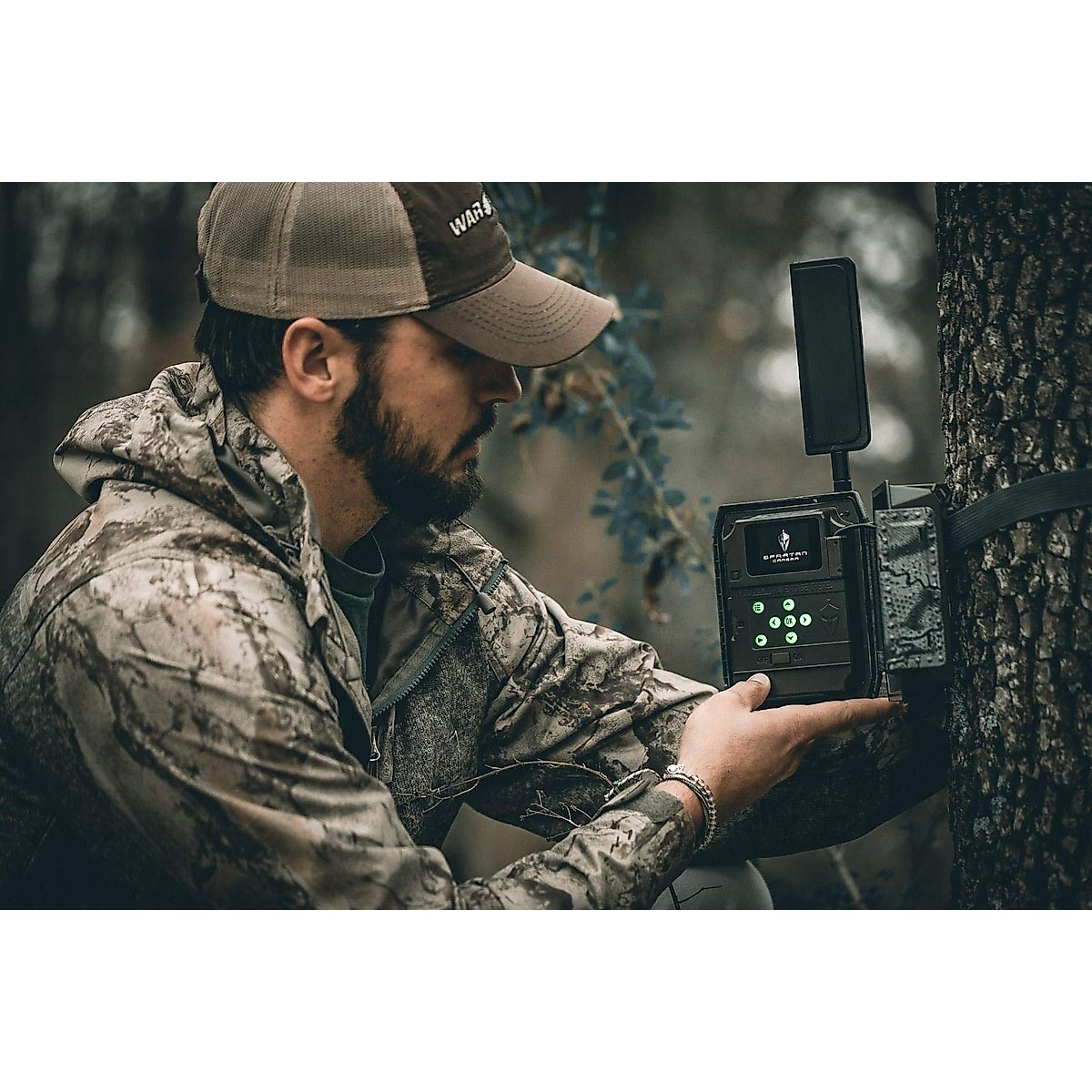 Spartan Camera Ghost GoLive M 4G LTE Smart Multi Network Live Stream Blackout No Glow IR Infrared Trail Security Game Camera GL-MLTEb