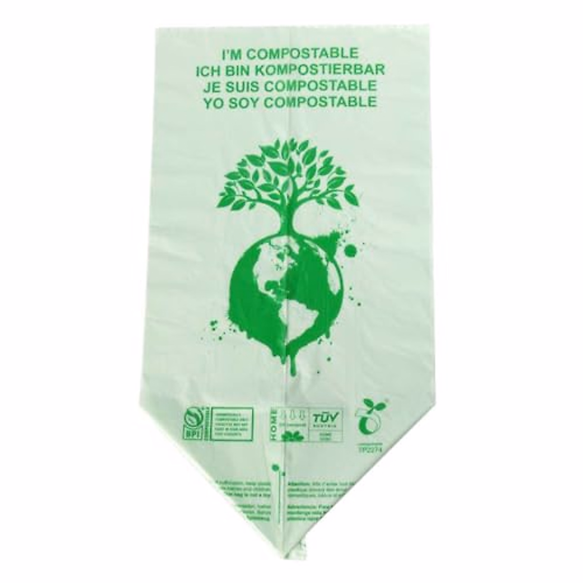 Biodegradable garbage bag, compostable garbage bag, suitable for office, home kitchen