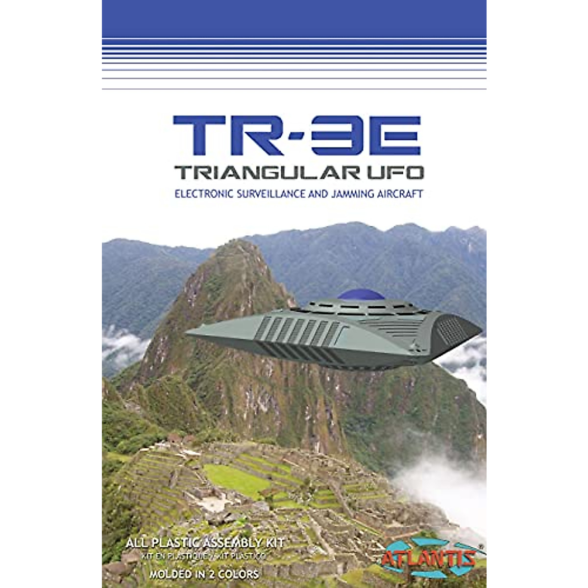 Atlantis TR-3E UFO with Base Plastic Model KIT