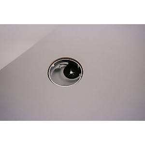 ErgoMax Rectangular Chipboard Tabletop for Standard and Height Adjustable Home and Office Desk Frames, 47.2 Inch Long, Gray