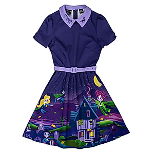 Loungefly Stitch Shoppe Disney Hocus Pocus Gemma Dress, Size Medium Multicolor