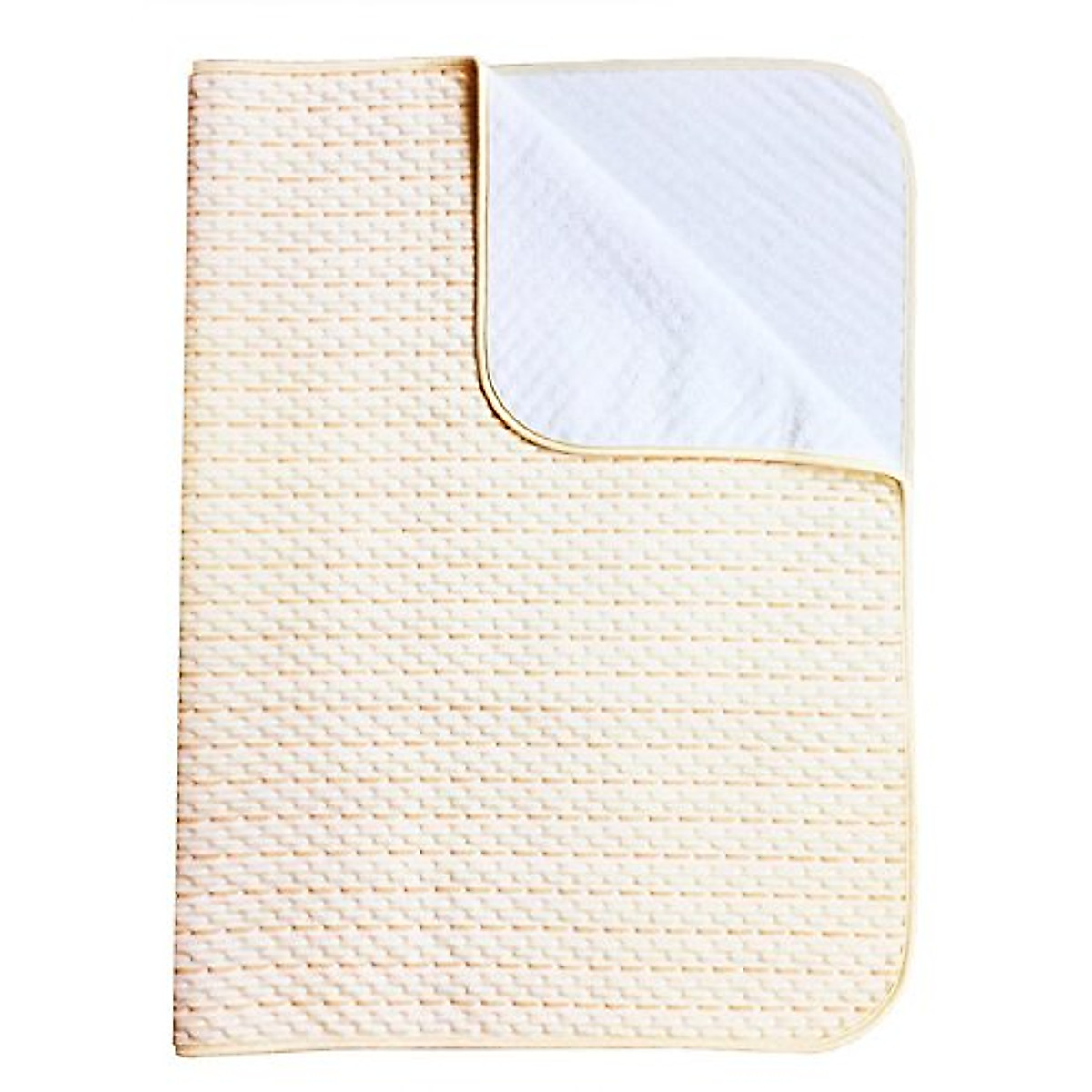 Waterproof Bed Pad Washable and Reusable Underpads 4 Layer Incontinence Mattress Protector 100% Cotton Surface for Children Adults and Pets by Yoofoss