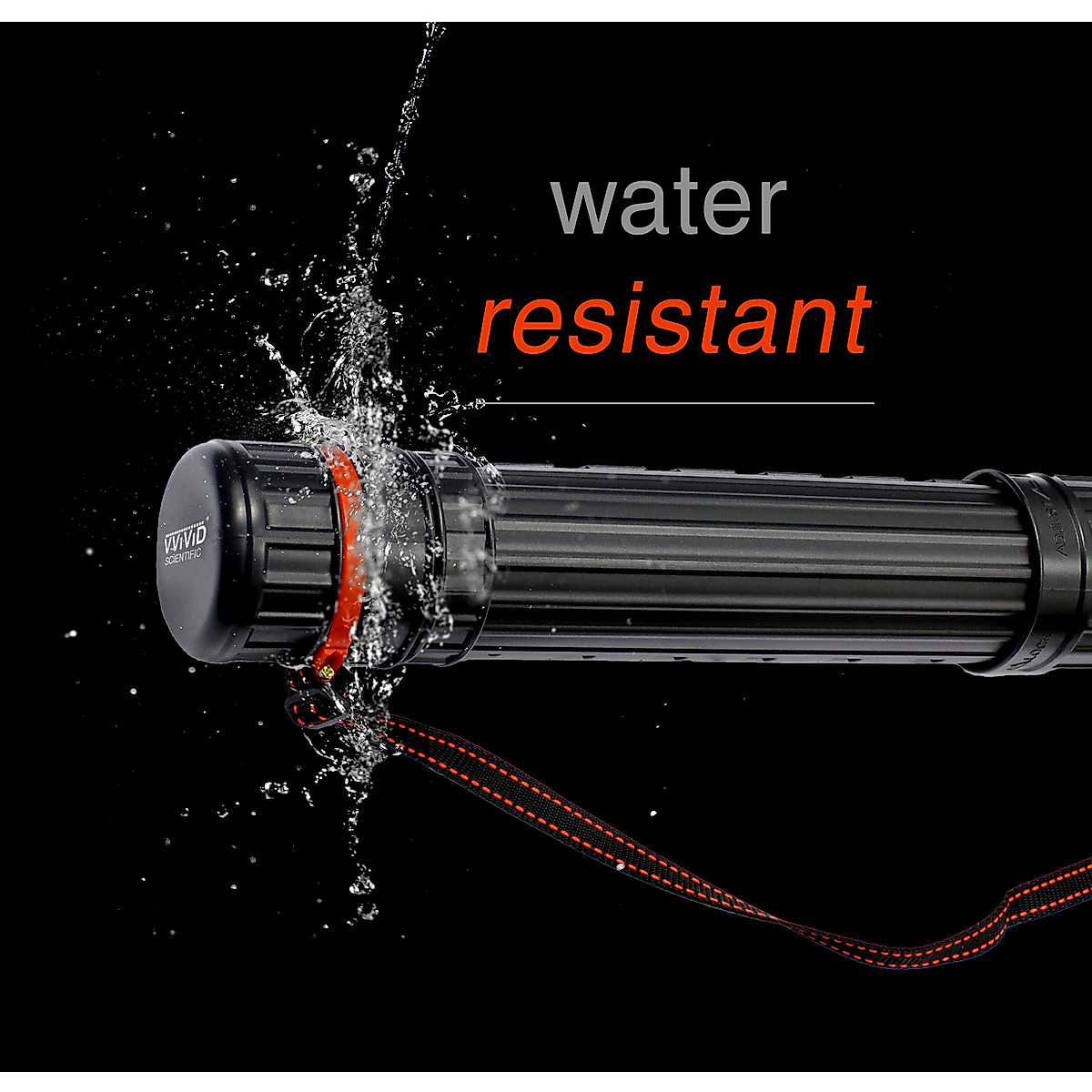 VViViD 17.5” - 29.5” inch Black Telescoping Storage Tube, with Carrying Strap, for Posters, Documents, Art, Blueprints, and More