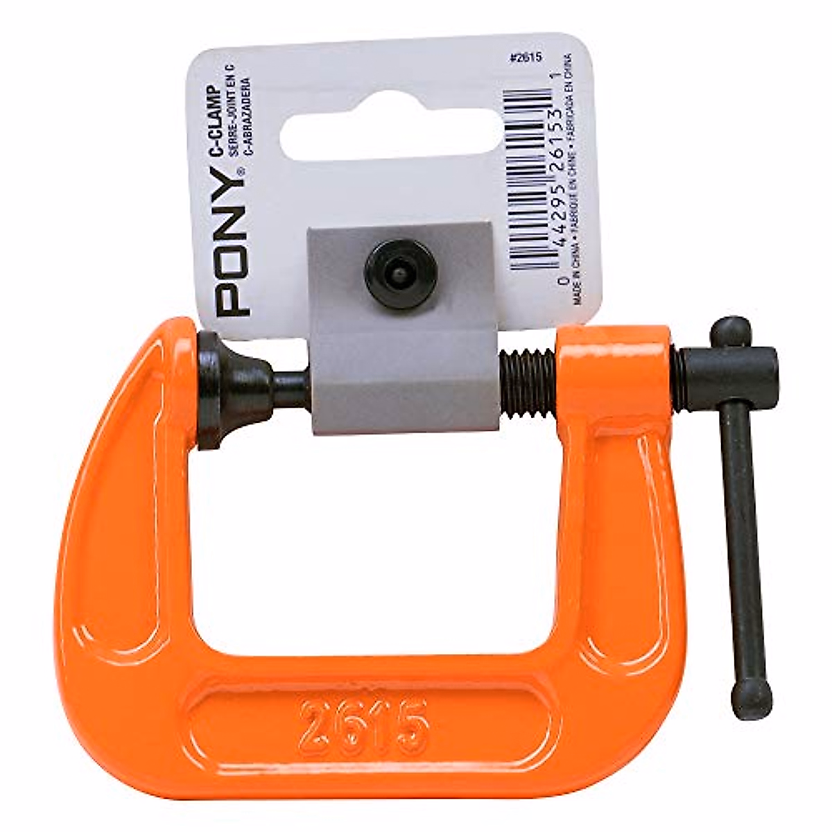 Pony Jorgensen 2615 1-1/2-Inch C-Clamp, Orange