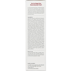 ma:nyo Vitamin C Soda Foam Cleanser | Deep Pore Cleansing Face Wash | Gentle and Non-Irritating | Korean Skincare for Men and Women, 5.0 fl oz (150ml)