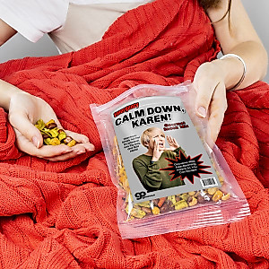 Calm Down Karen Trail Mix - Gourmet Spicy Snack Blend for Women Karen Survivors - Funny Karen Gifts Adult Stocking Stuffers - Gag Christmas Gifts for Teens - American Made Gifts - Manager Gifts