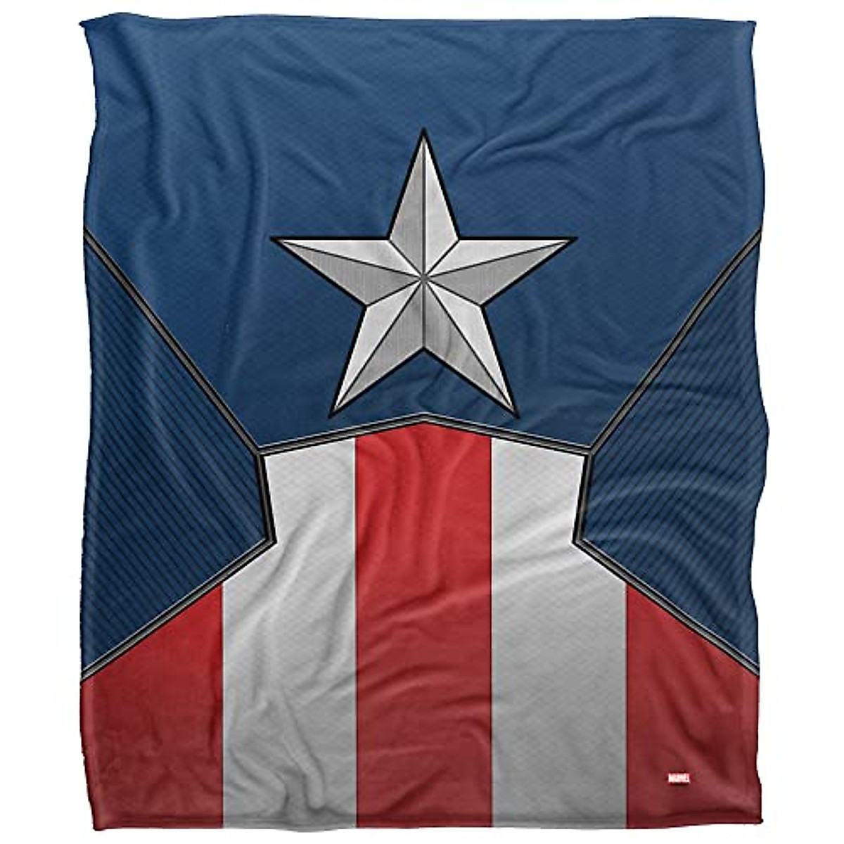 Marvel Captain America Suit Silky Touch Super Soft Throw Blanket 50" x 60"