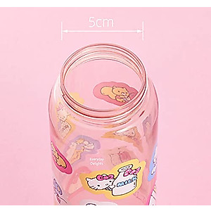 Everyday Delights Sanrio Hello Kitty Water Bottle with Strap 600ml - Purple