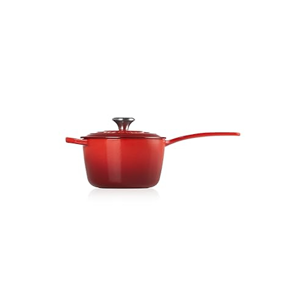 Le Creuset Enameled Cast Iron Signature Saucepan, 1.75 qt., Cerise
