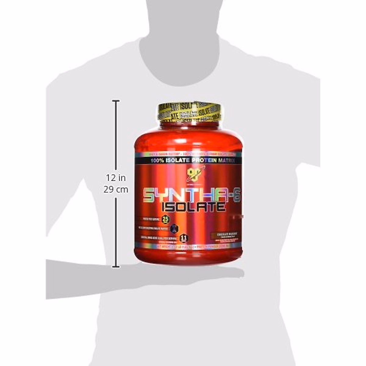 BSN SYNTHA-6 Isolate Protein Powder, Chocolate Protein Powder with Whey Protein Isolate, Milk Protein Isolate, Flavor: Chocolate Milkshake, 48 servings (packaging may vary)