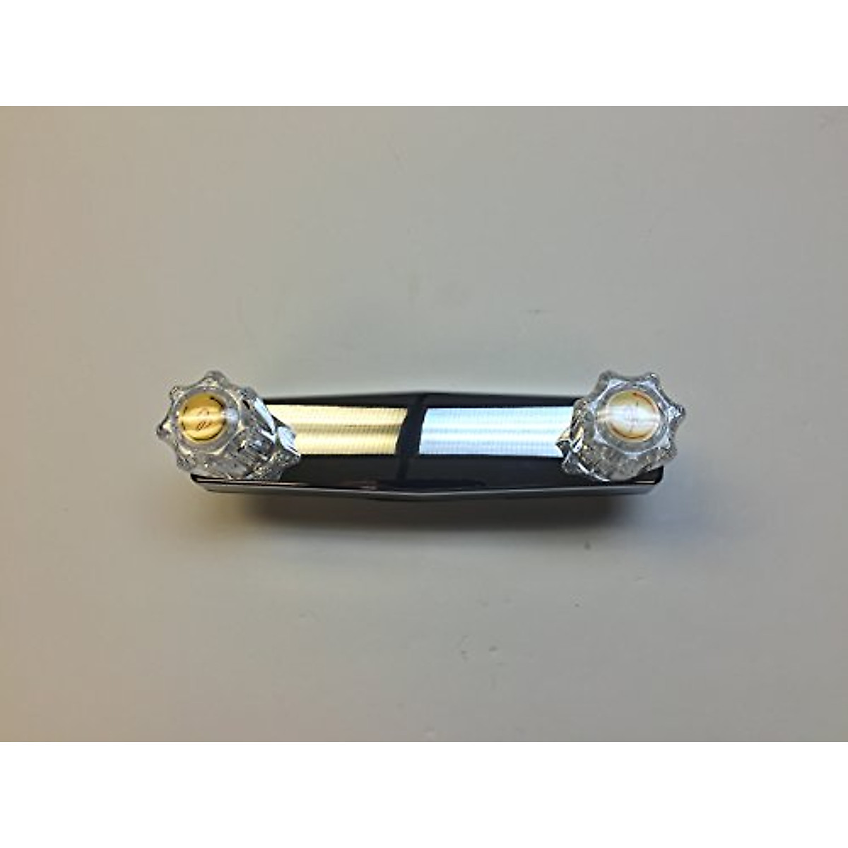 StoneCrest Dual Control 8" Non-Metallic Exposed Shower Faucet, Chrome Finish