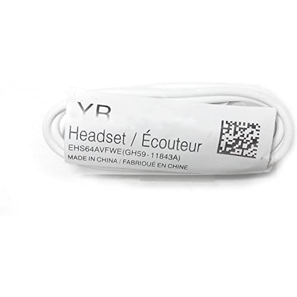 SAMSUNG Headphones 3.5mm Stereo Earphones with Remote and Mic - Original OEM - Non-Retail Packaging with Pouch - White