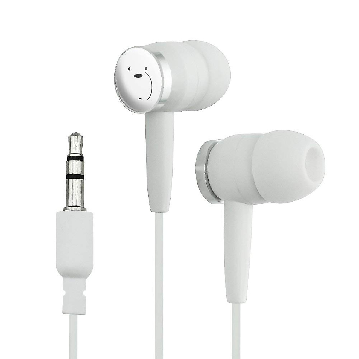GRAPHICS & MORE We Bare Bears Ice Bear Novelty in-Ear Earbud Headphones